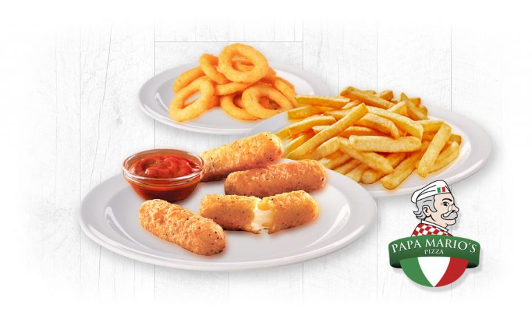 Appetizers From The Fryer – Papa Mario's Pizza